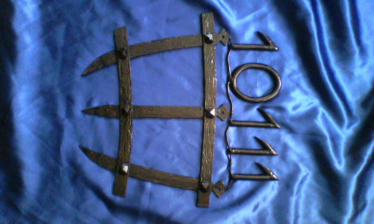 Hand Forged House Number Sign Medieval Rustic Plaque - Etsy