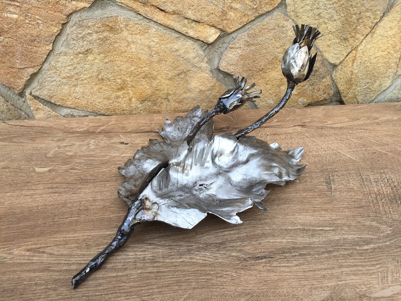Hand Forged Thistle Iron Thistle Scottish Thistle 6th - Etsy