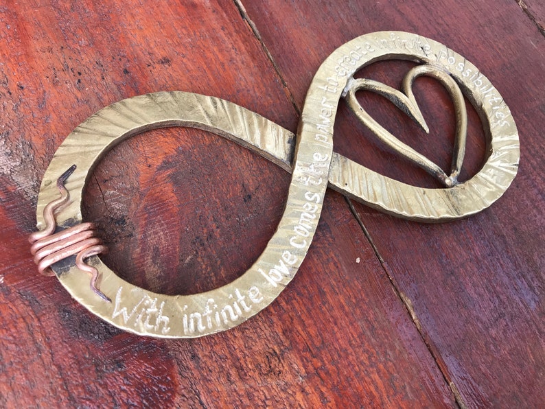 Bronze Gift Bronze Infinity Sign Bronze Gift for Wife - Etsy