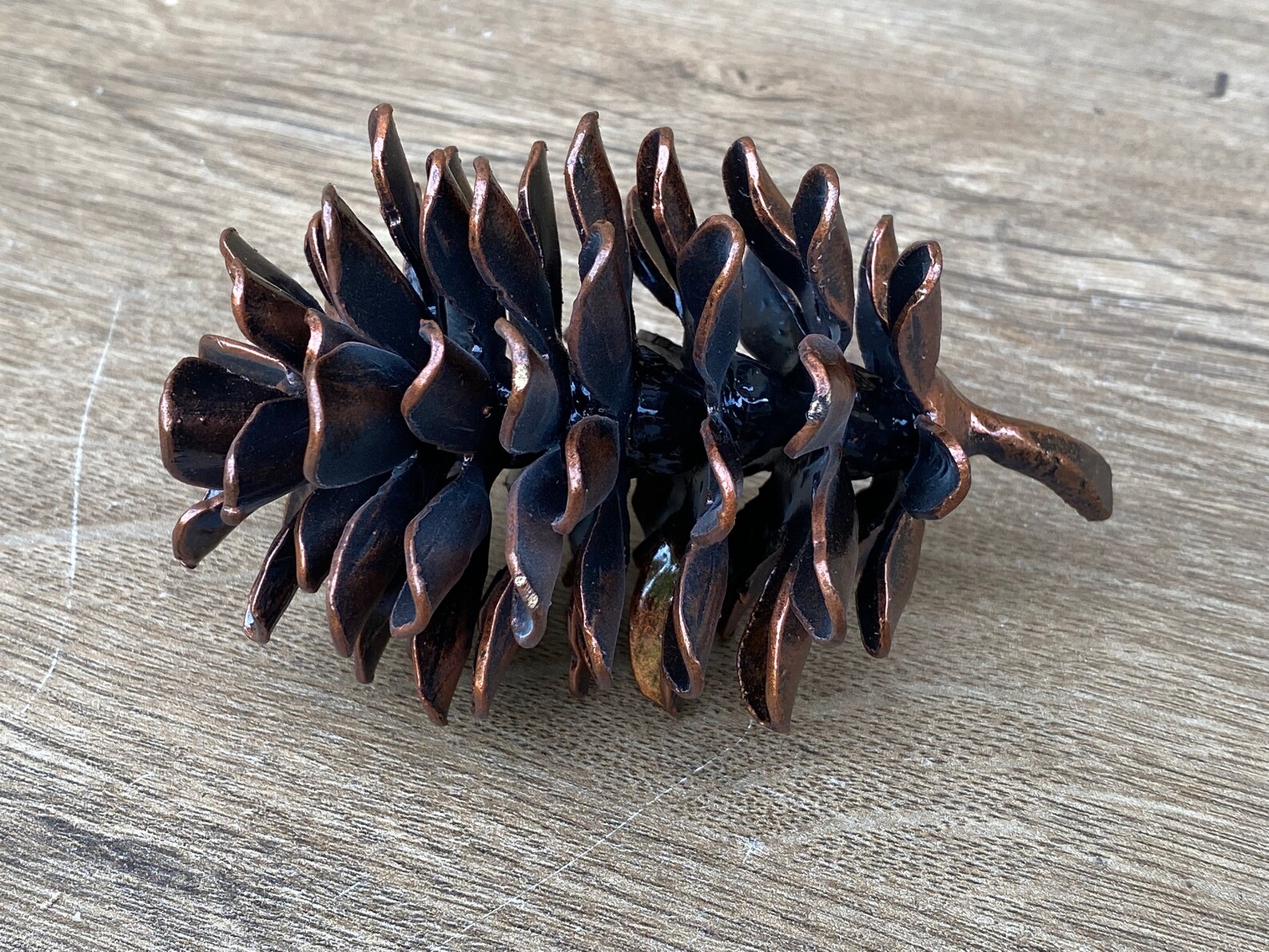 Metal pinecone hand forged pinecone metal pine cone iron | Etsy