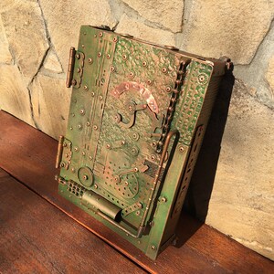 Steampunk Metal Box, Military Box, Metal Organizer, Industrial Box ...