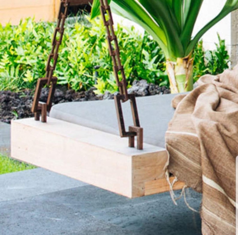 Hand Forged Chain Hanging Bed Hammock Chain Flying Bed | Etsy