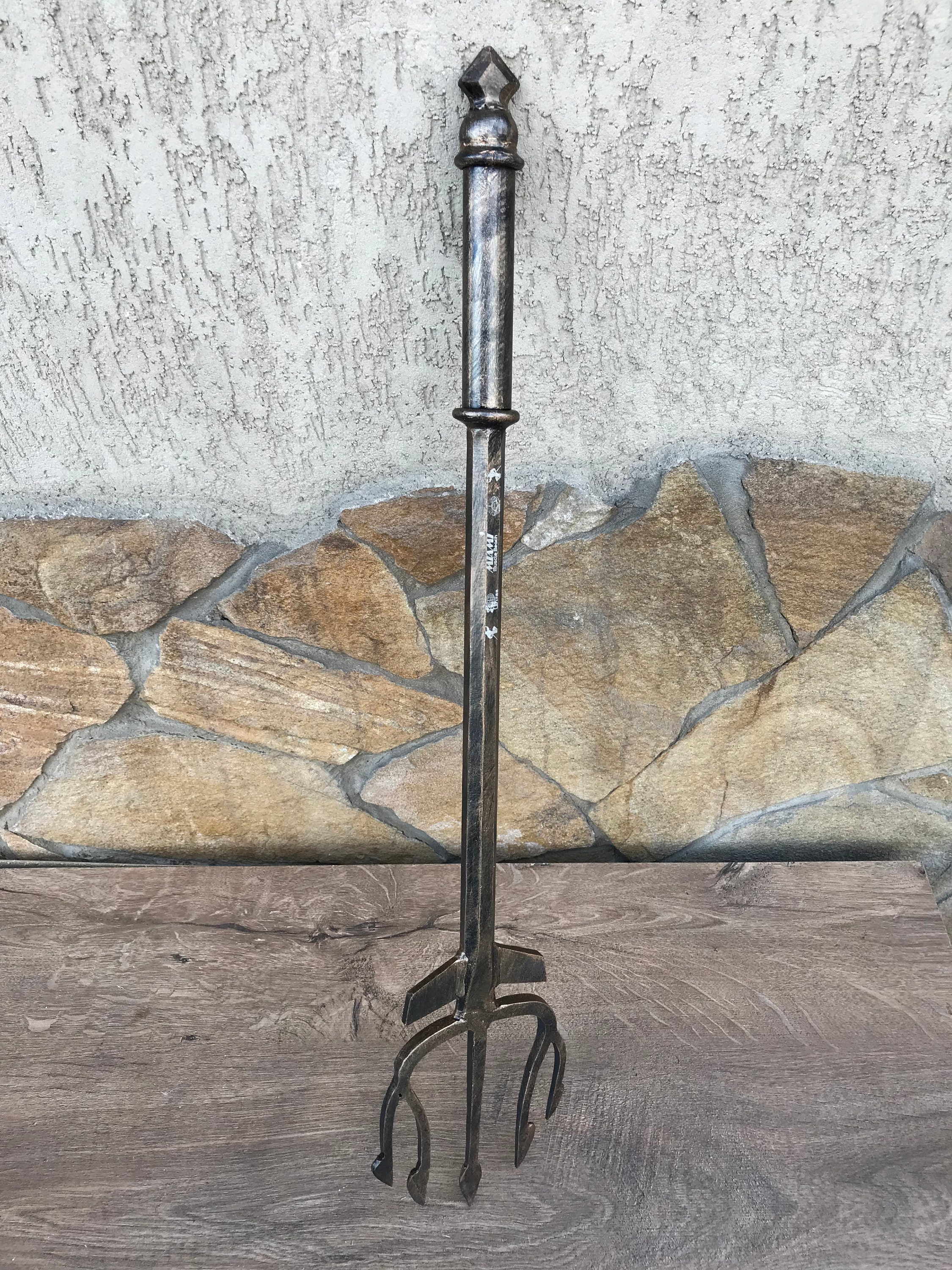 Engraved Trident Custom Trident Neptune Trident Trident | Etsy