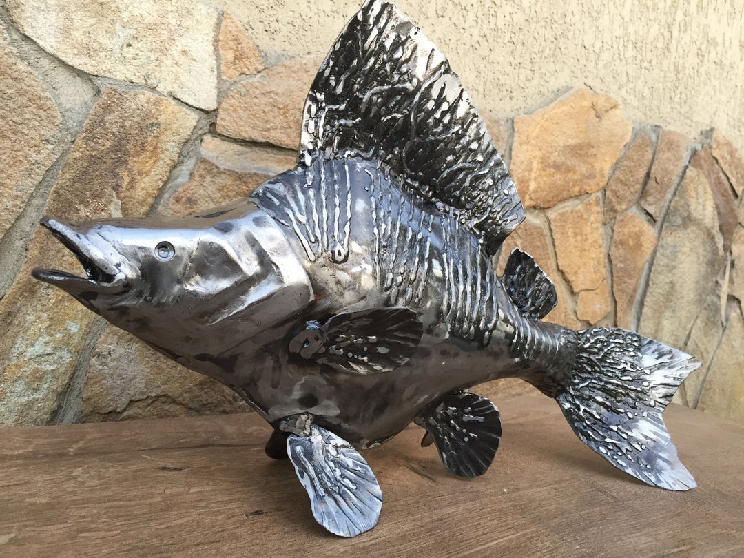 Metal Fish, Hand Forged Fish, Fish Artwork, Custom Fish, Fish Figurine ...