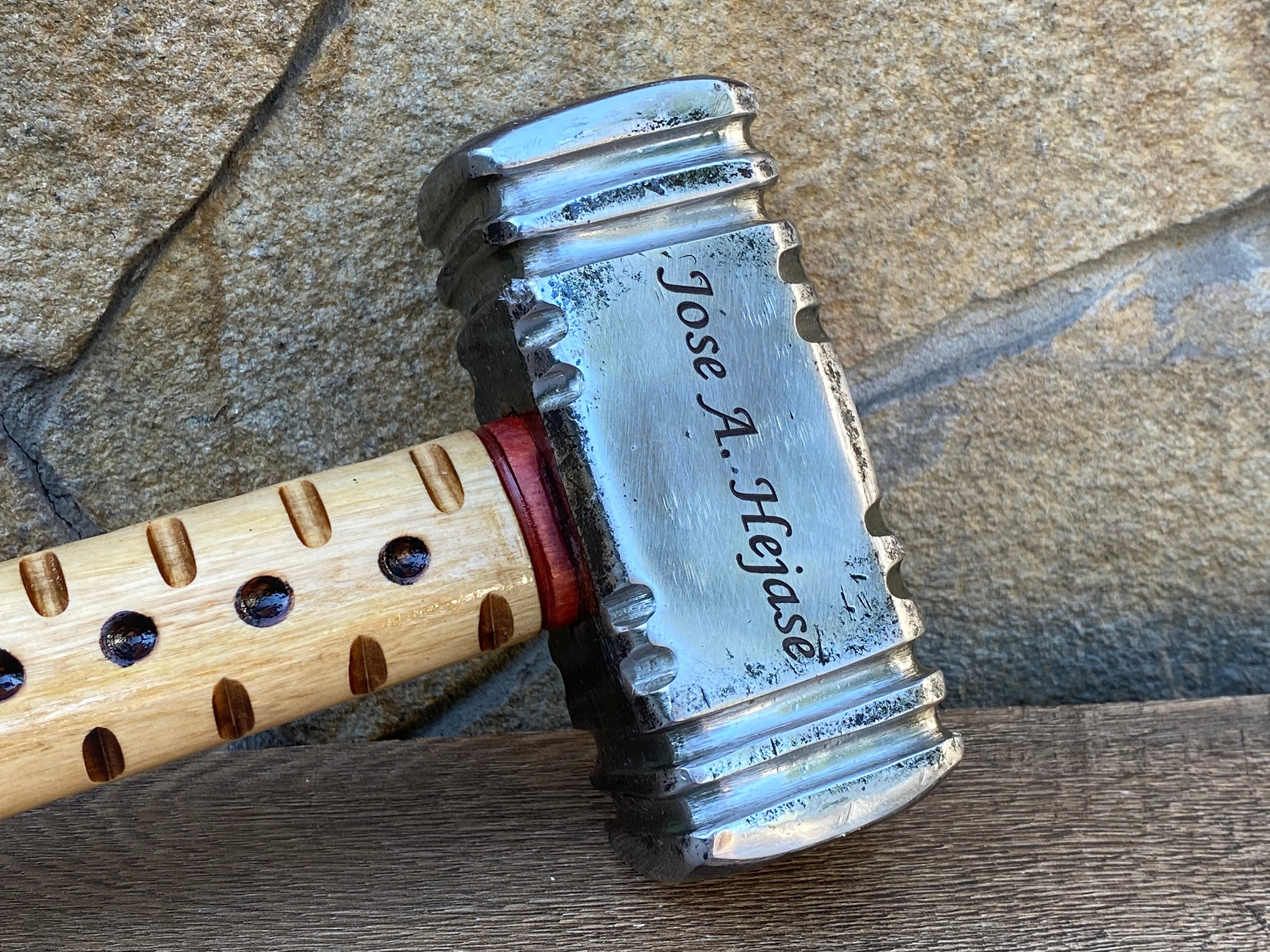 Hand Forged Hammer Blacksmith Hammer Iron Gift for Him - Etsy