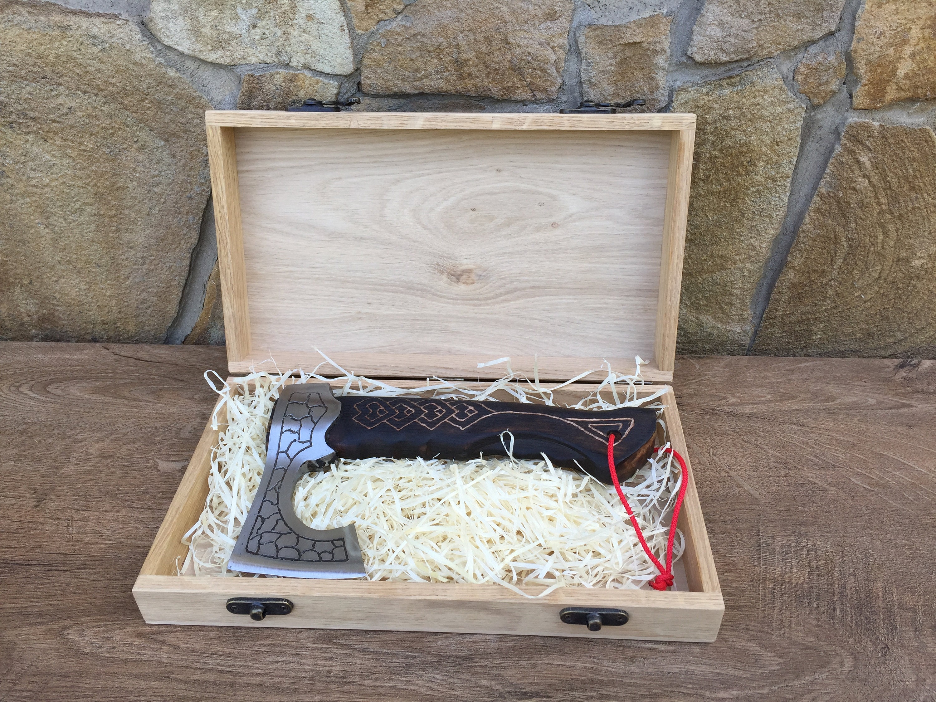 Viking Axe in a Wooden Box Personalized Gift Mens Gifts - Etsy