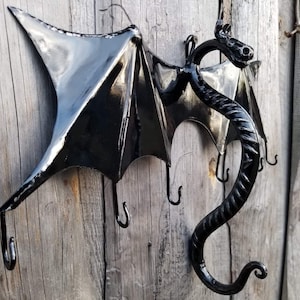 Key Holder, Dragon, Hook, Medieval, Key Hanger, Towel Ring, Christmas ...