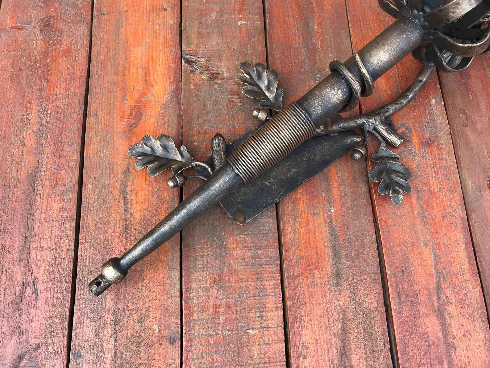 Medieval Sconce, Castle Decor, Iron Anniversary, Wall Sconce,viking ...