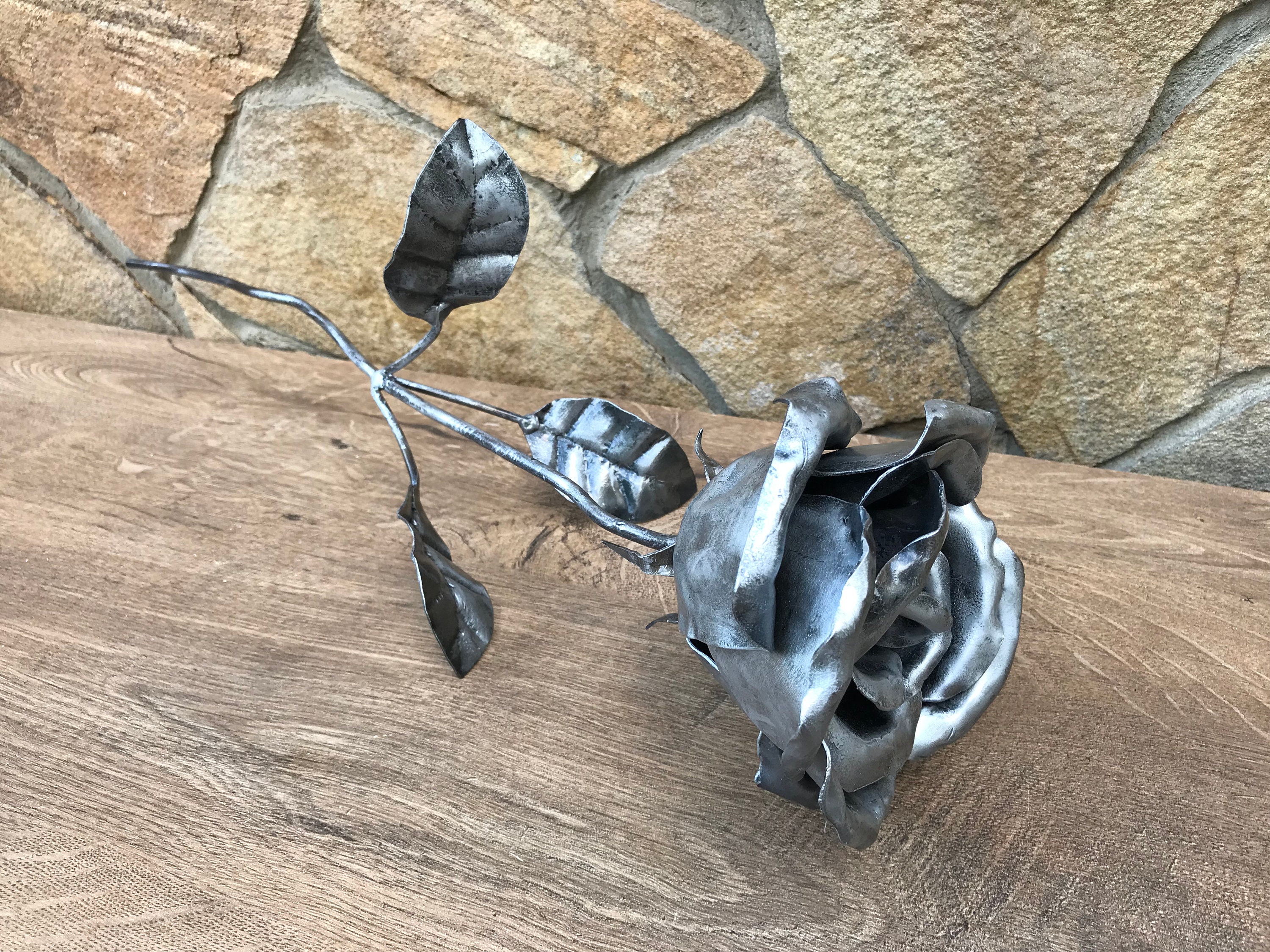 Rose Wedding Rose Iron Rose Wedding Gift Bride Flowers - Etsy