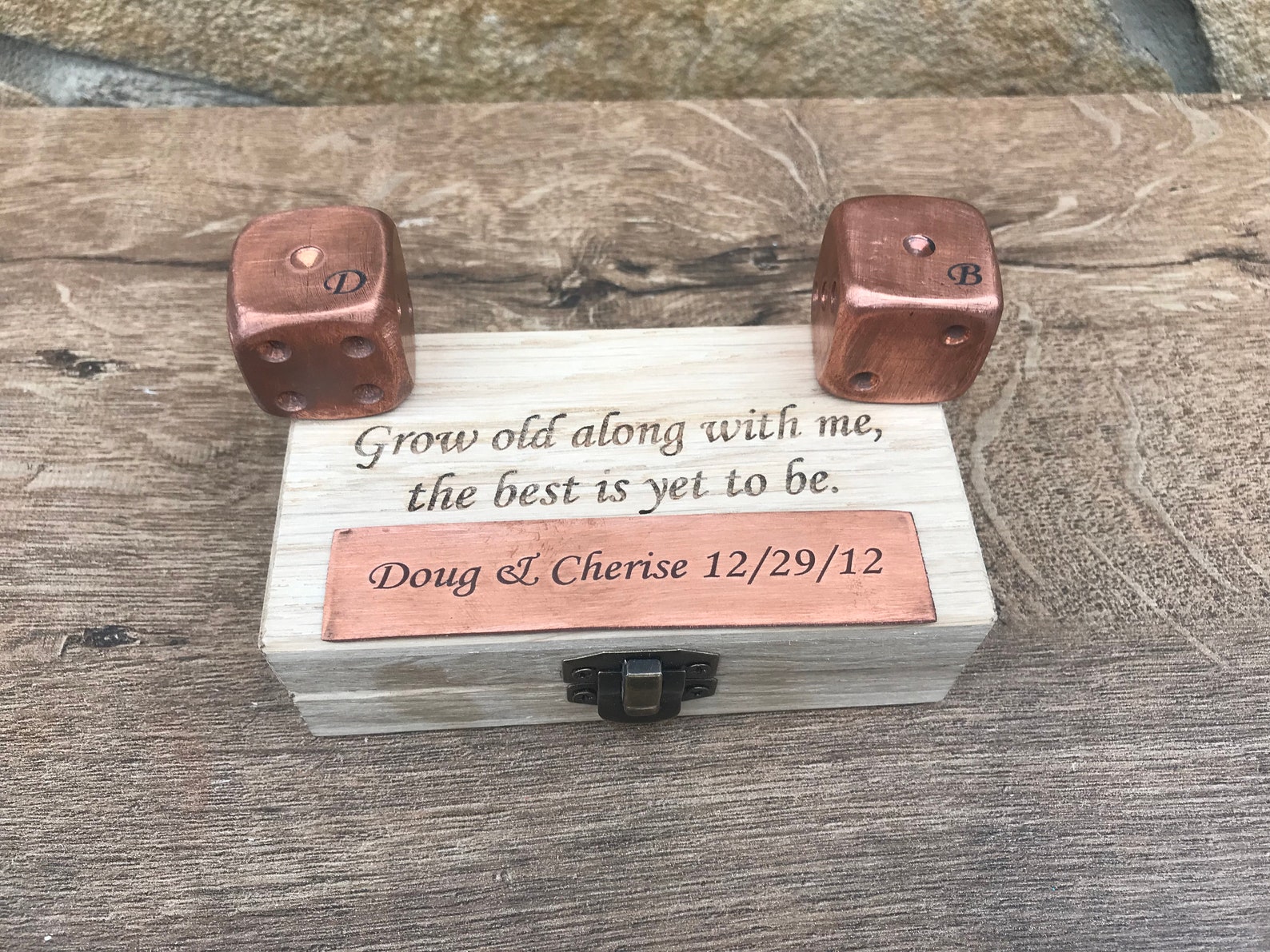 Copper Anniversary Gift 7th Anniversary Engraved Copper - Etsy