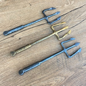Hand Forged Trident, Cosplay , Trident, Poseidon, Neptune, Mermaid ...