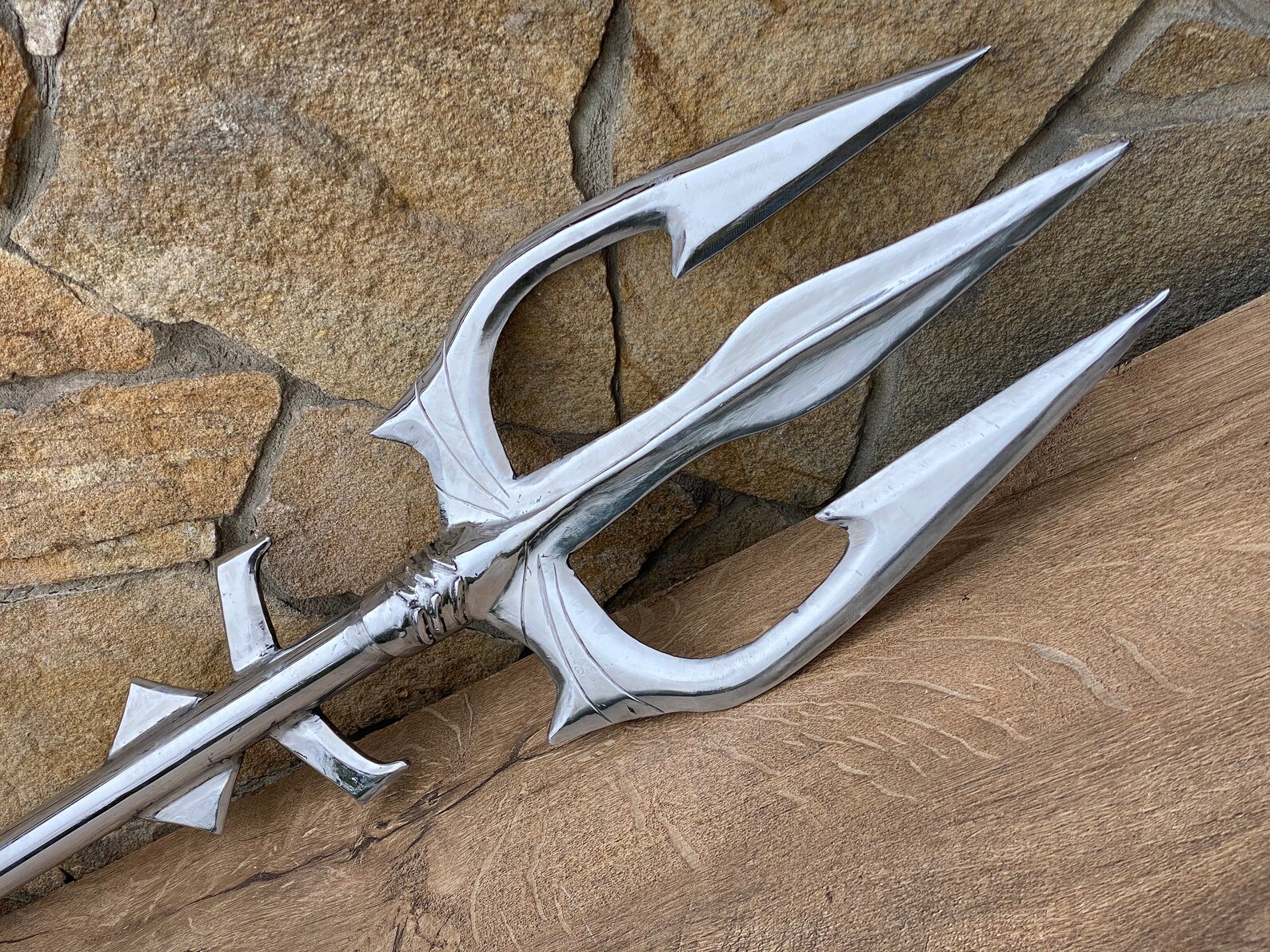 Stainless steel trident steel gift 11th anniversary | Etsy