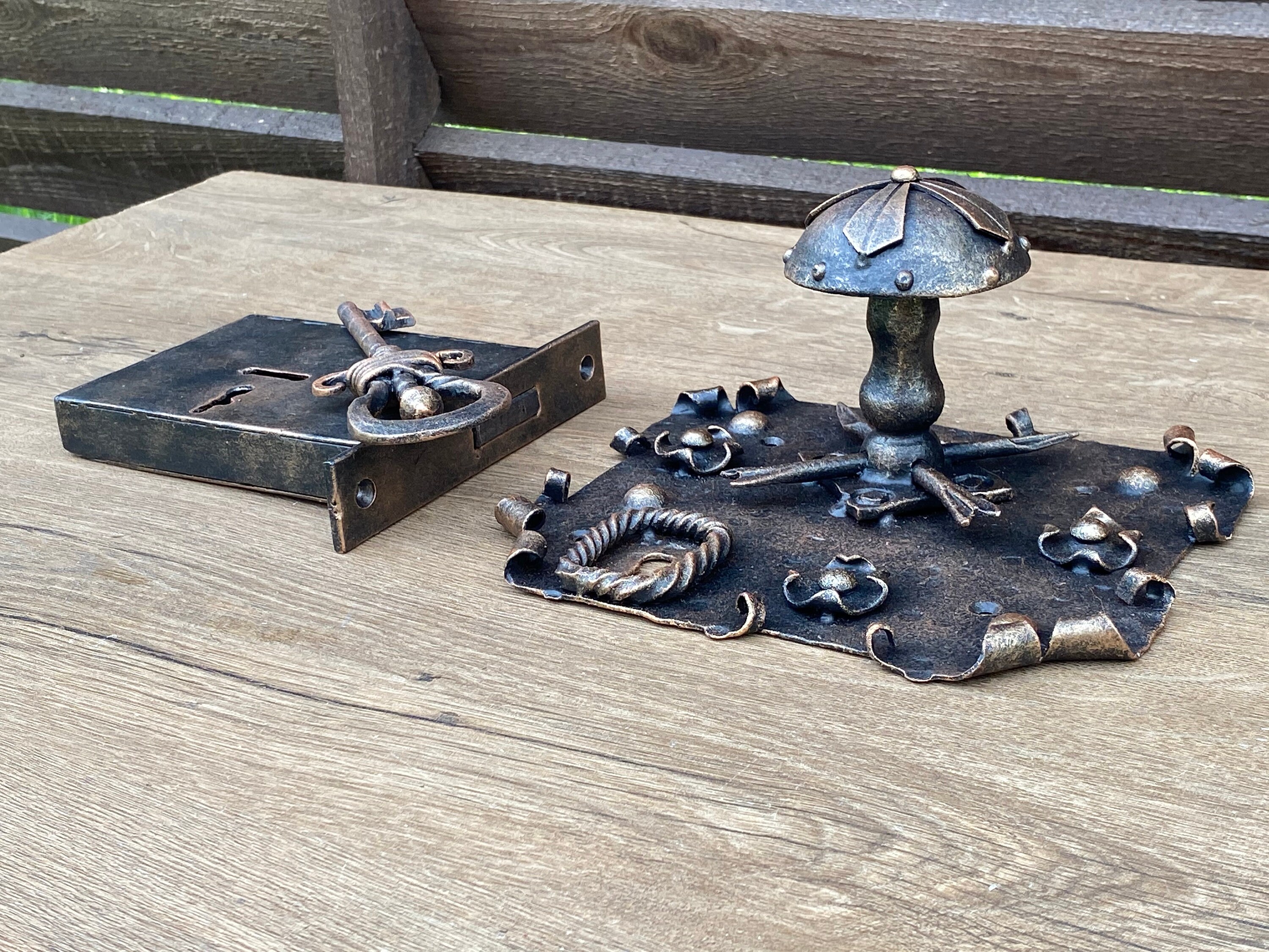 Medieval Lock, Key, Door Pull, Medieval, Door Hardware, Antique Door ...