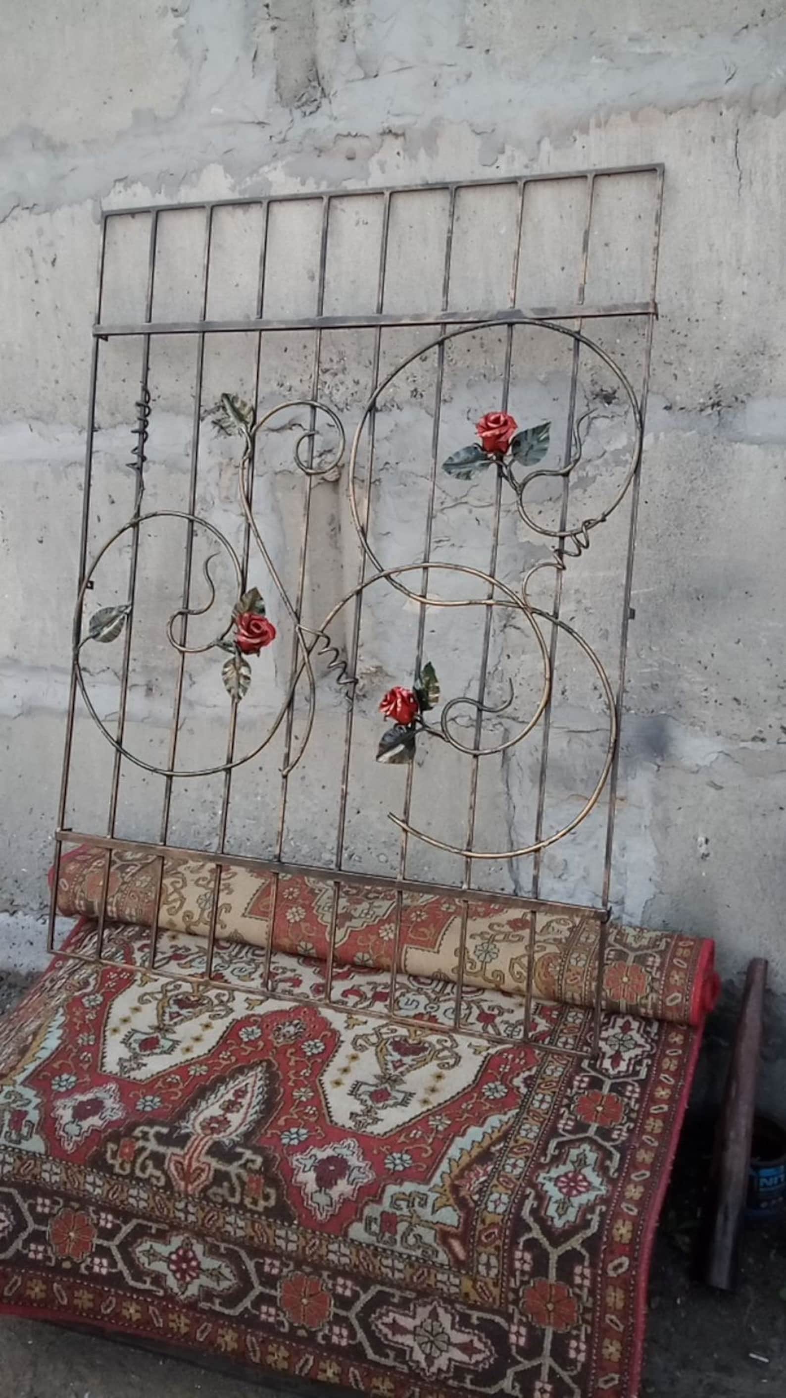 Window Grate, Window Grille, Window Art, Metal Panel, Window Cover ...