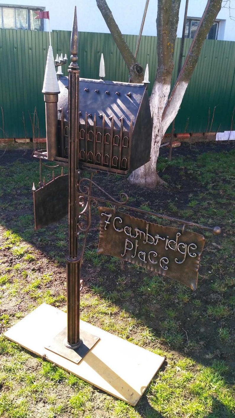 Mailbox, Castle Mailbox, Post Box, Garden Decor, Yard Decor, Wizardry ...