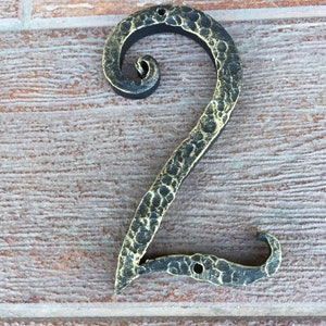 Hand Hammered Numbers, Numbers Decals, Numbers for House, Birthday ...