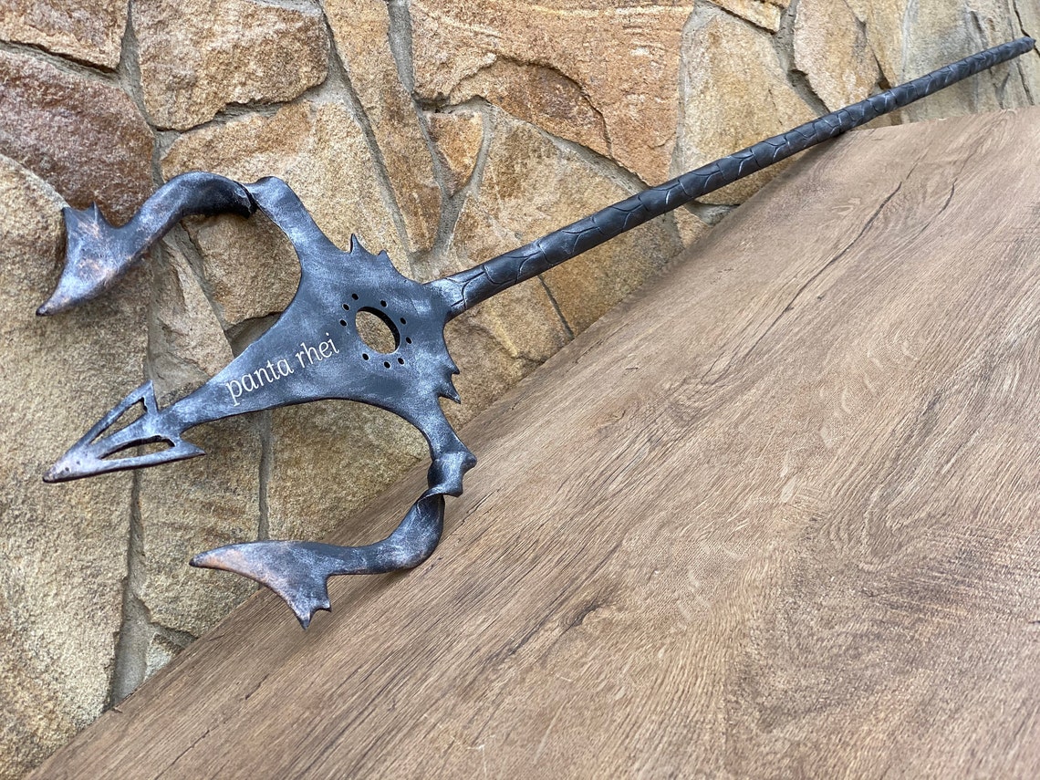 Poseidon Neptune Cosplay Trident Mermaid Gamer Gift Iron - Etsy