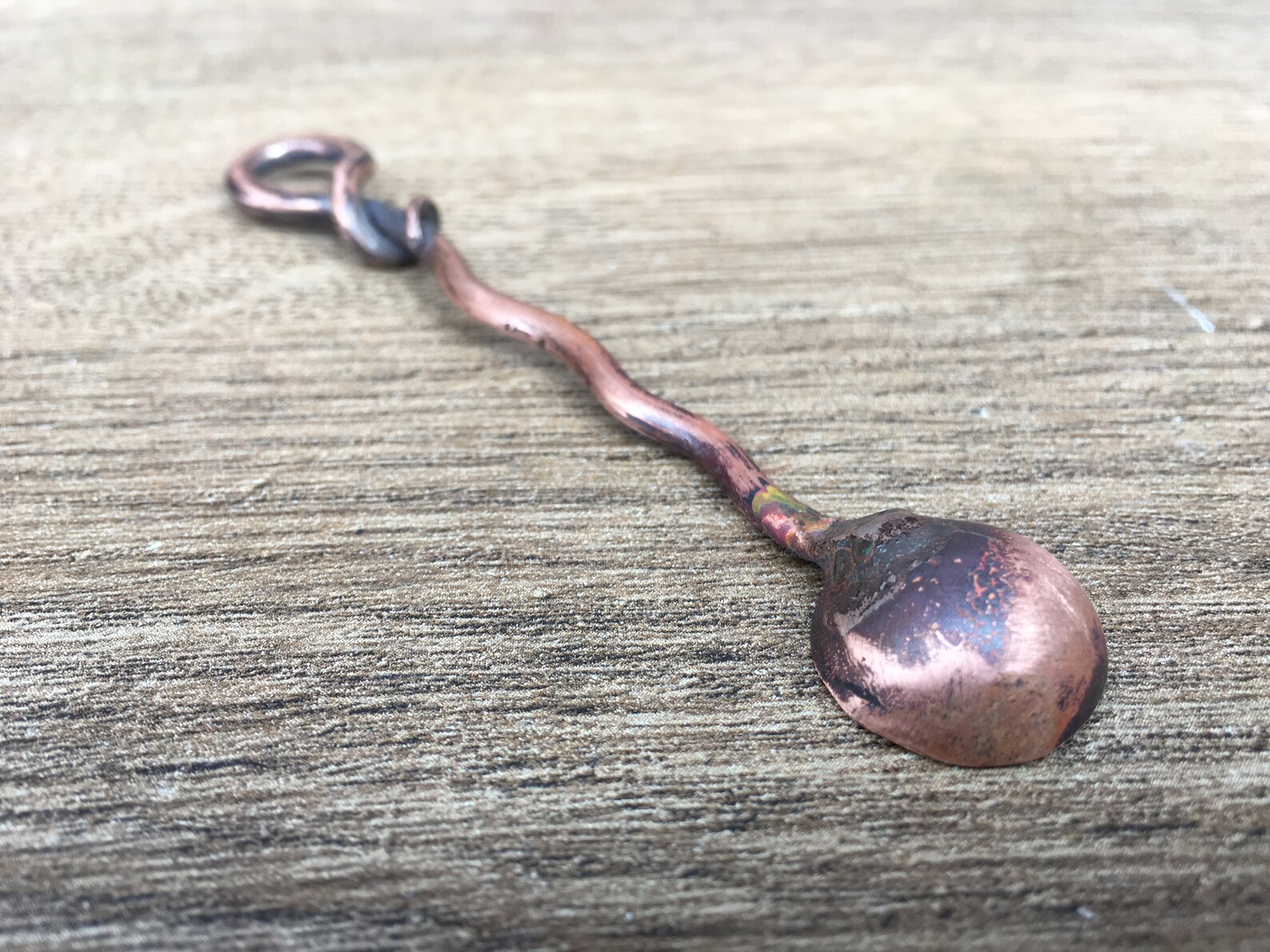 Copper Scoop, Mini Scoop, Salt Scoop, Spice Scoop, Dollhouse Kitchen ...