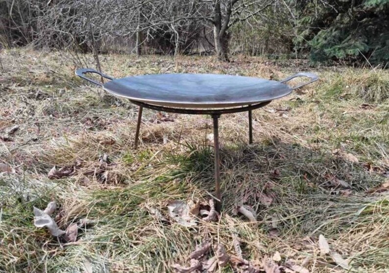 Stainless Steel Pan Frying Pan BBQ Medieval Barbeque Gift - Etsy