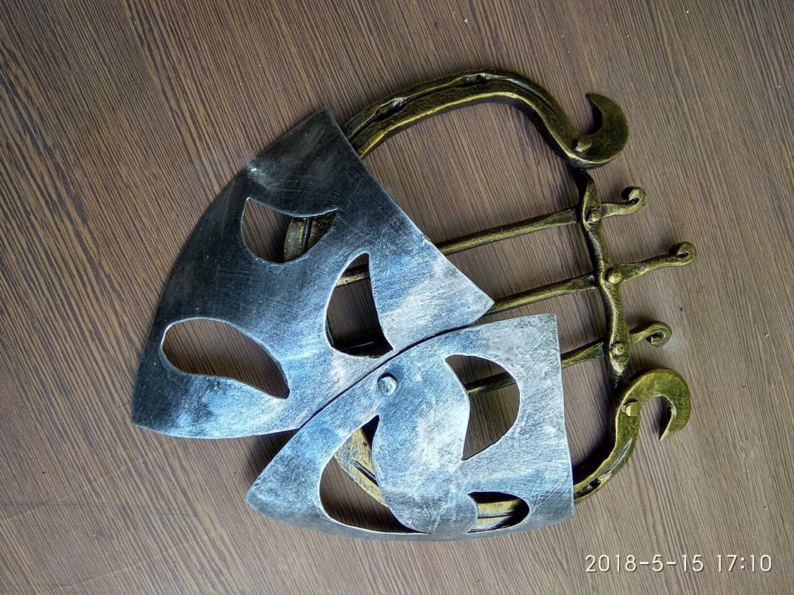 Hand Forged Theater Mask Theater Birthday Theater Masks Wall | Etsy