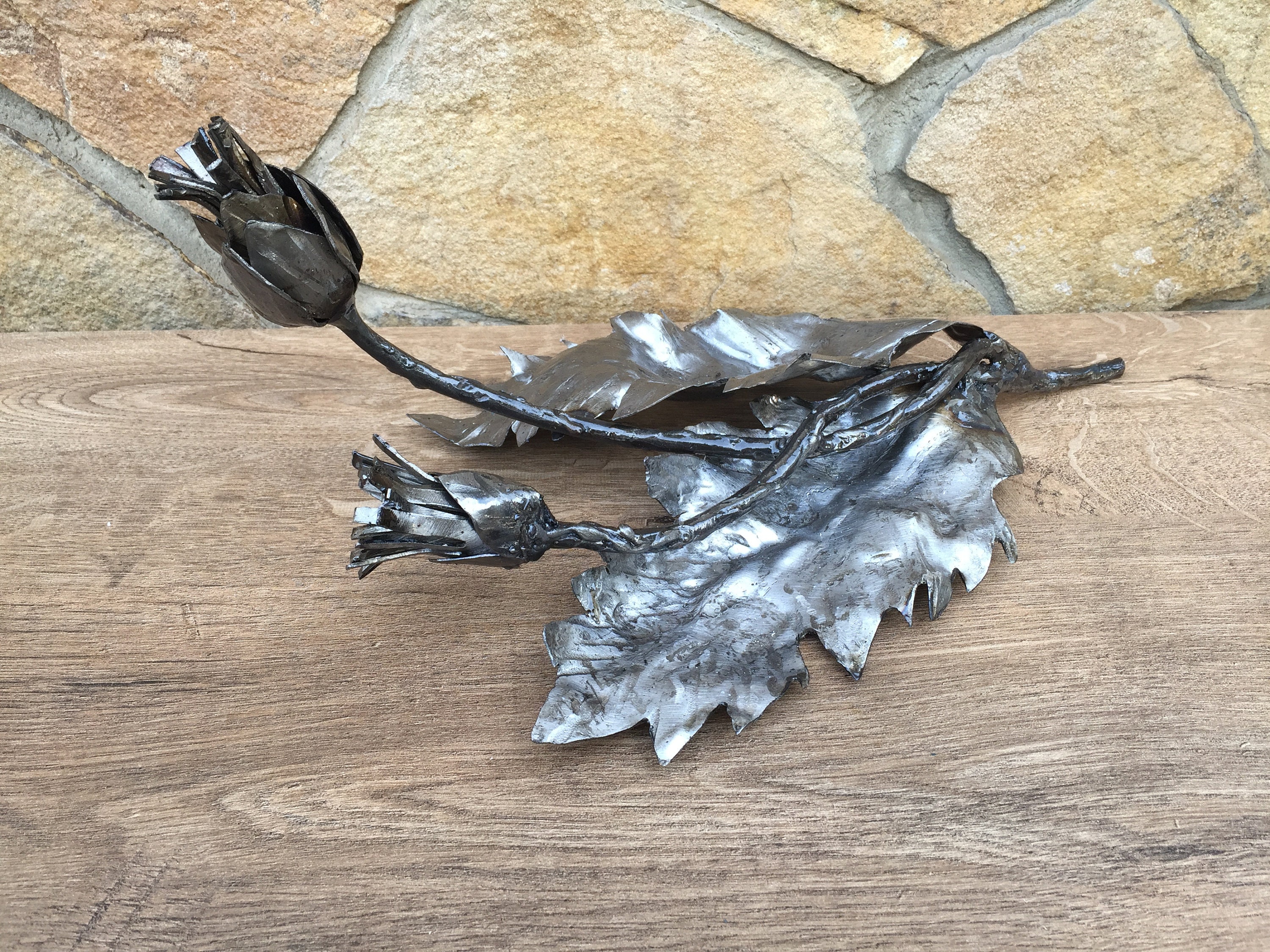 Hand Forged Thistle Iron Thistle Scottish Thistle 6th - Etsy UK