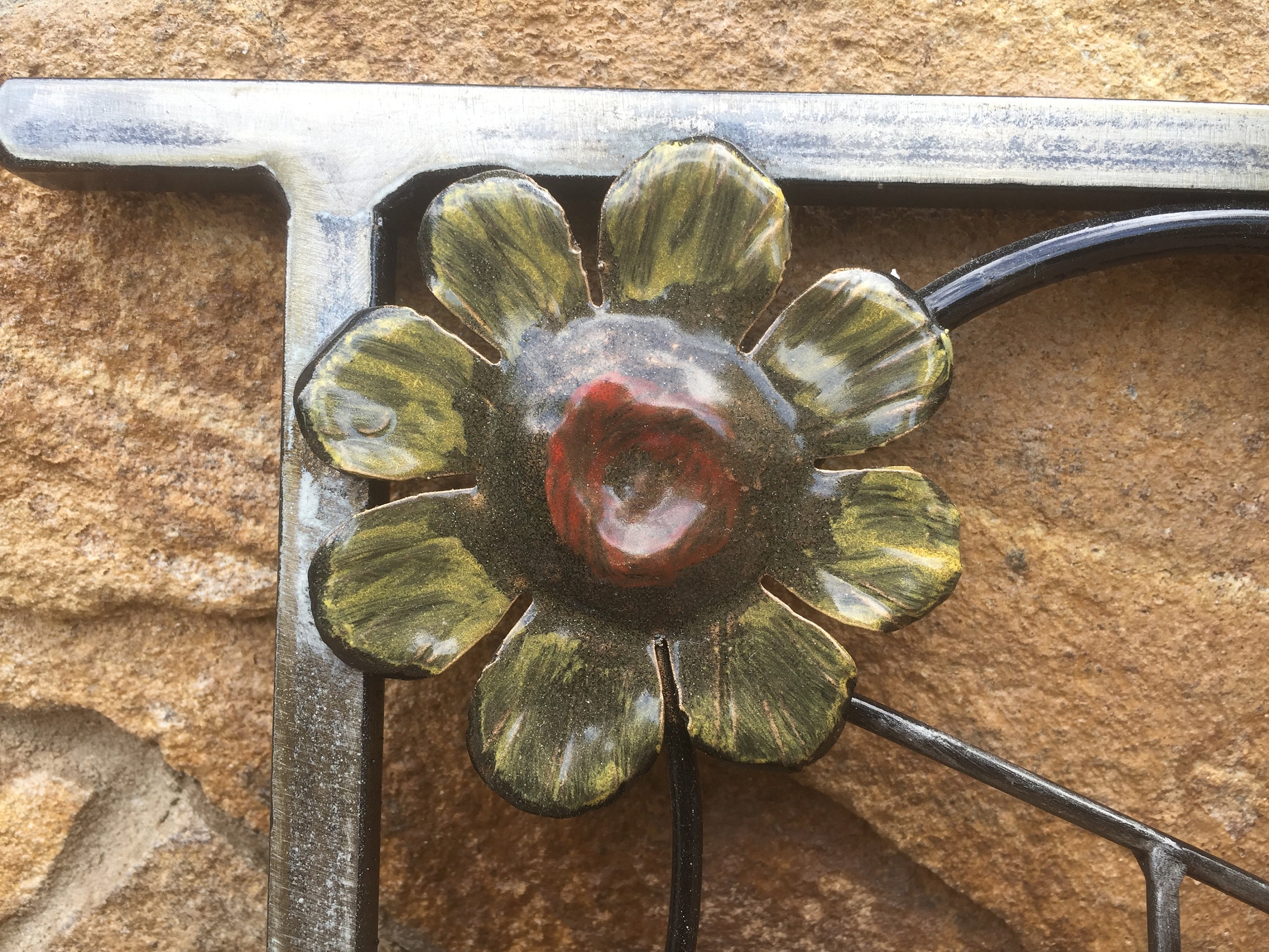 Iron Painting Metal Painting Steel Painting Metal Wall Art | Etsy