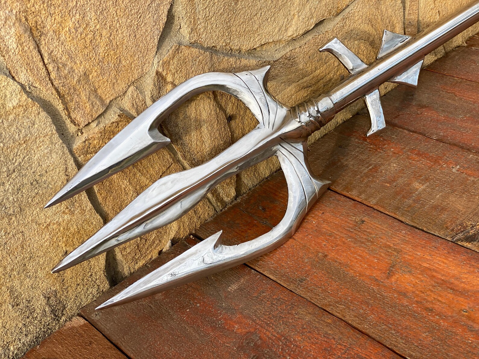 Stainless steel trident steel gift 11th anniversary | Etsy