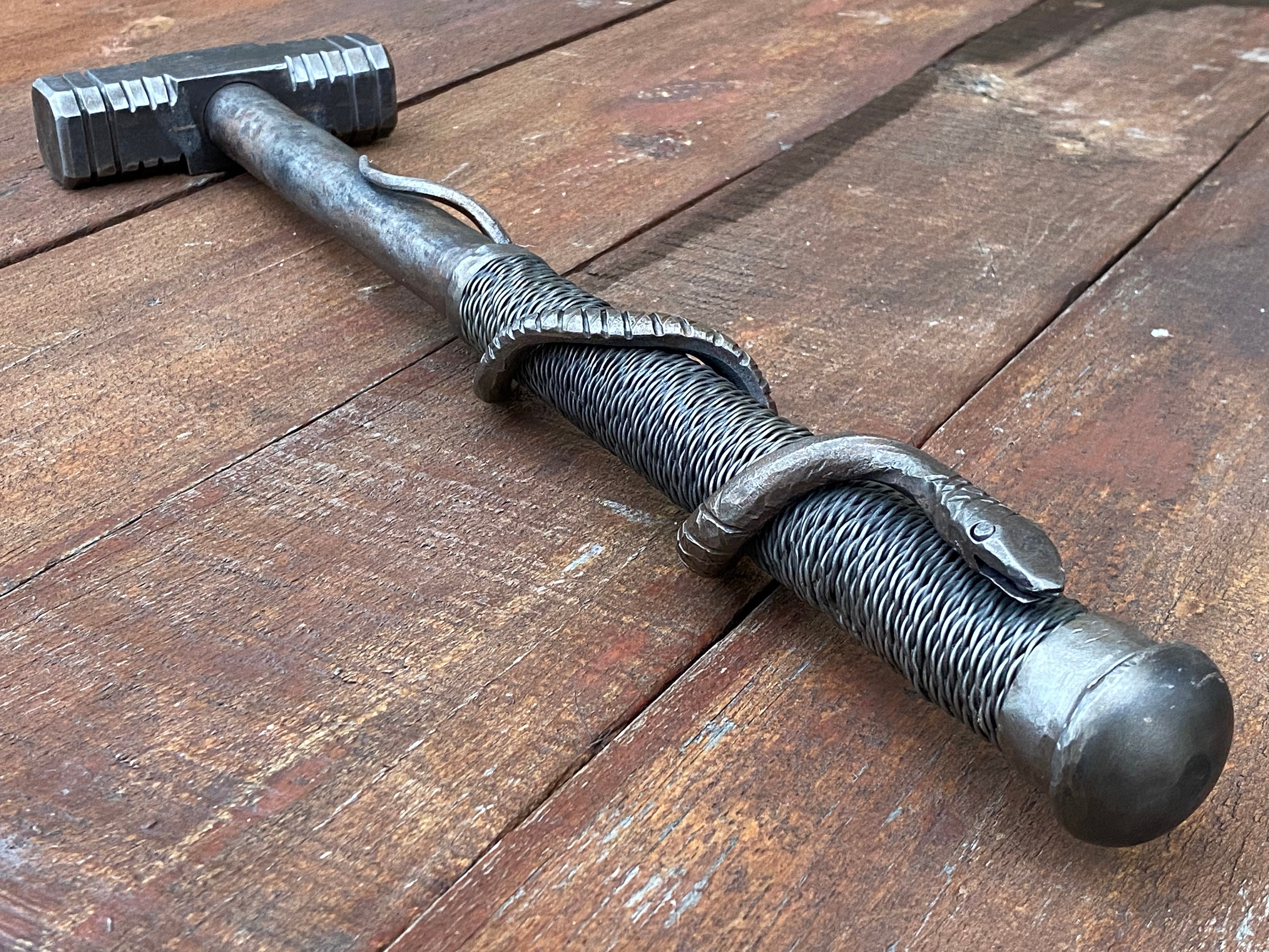 Snake Hammer, Hammer, Iron Gift, Wedding Gift, Snake, Viking Gift ...