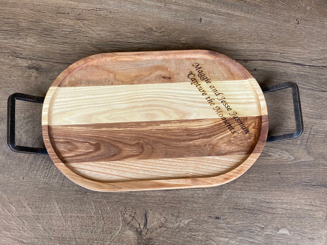 BBQ Tray, Tray Decor, Serving Board, Wooden Gift, Wooden Anniversary ...
