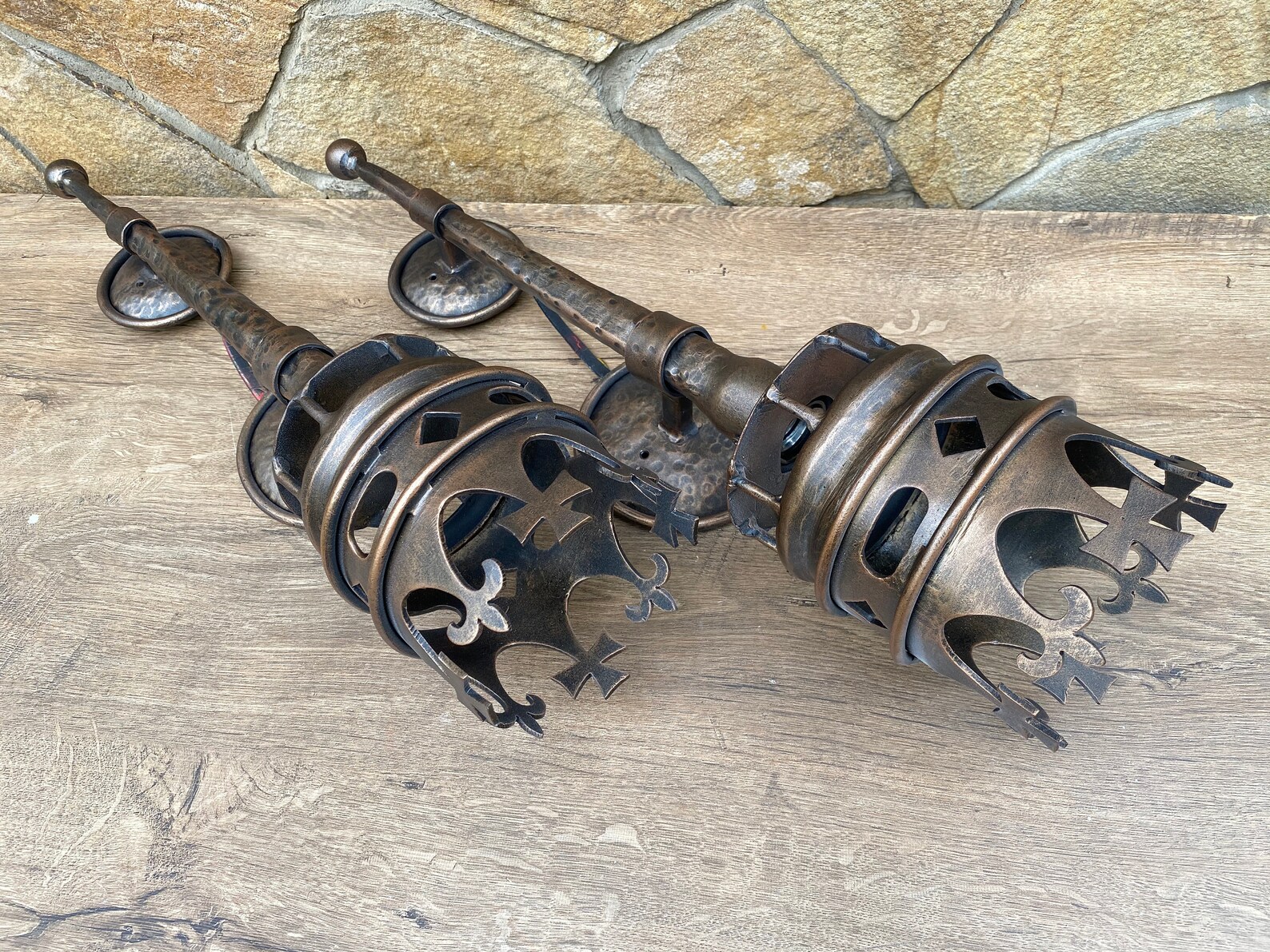 Medieval Torch Wall Sconce Light Fixture Sconce Torch - Etsy