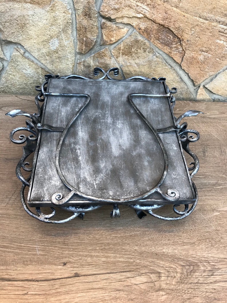 Mirror Mirror Frame Hand Forged Mirror Frame Hallway | Etsy