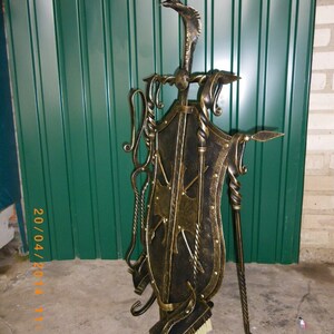 Fireplace Tools, Medieval Shield, Medieval Viking, Fireplace Tool Set ...