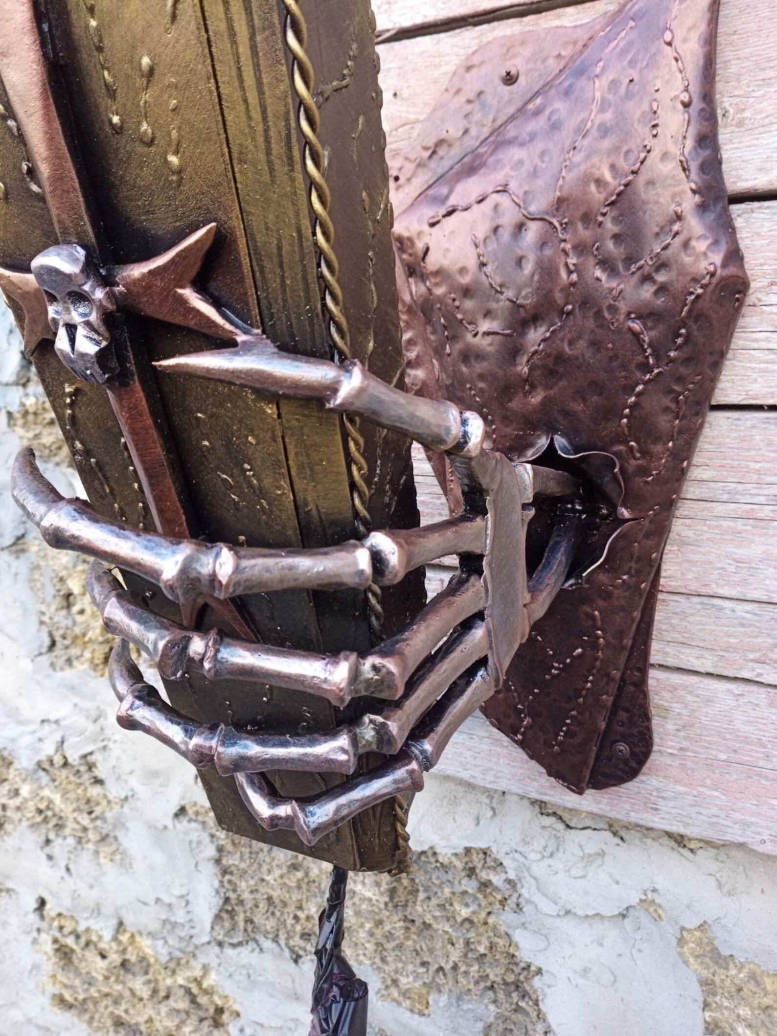 Creepy Lamp, Wall Sconce, Skull Sconce, Horror Light, Scary, Coffin ...