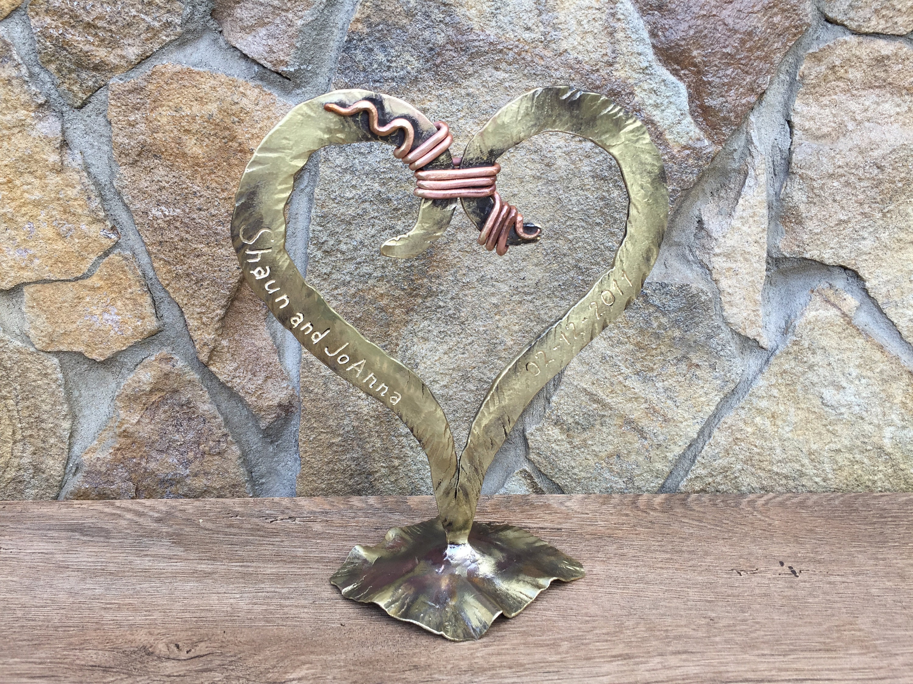 Bronze Gift Unique Wedding Gift Wedding Gifts 8th | Etsy