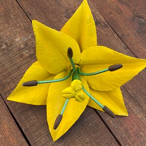 Lily, Flower Head, Bride, Hand Forged Flower, Christmas, Mothers Day ...