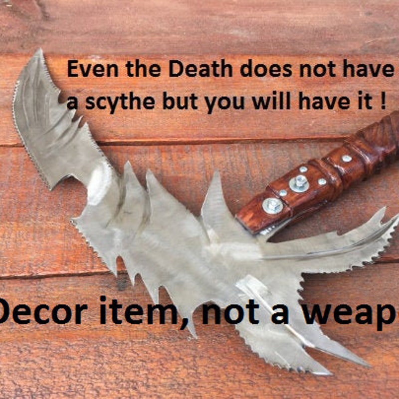 Grim Reaper Scythe Prop - Etsy