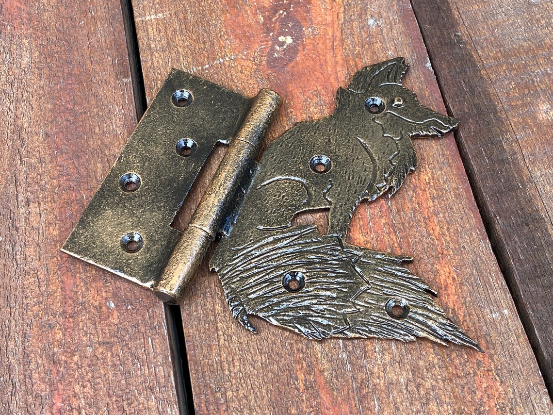 Fox Hinge Animal Hinge Fox Strap Hinge Animal Hinge - Etsy