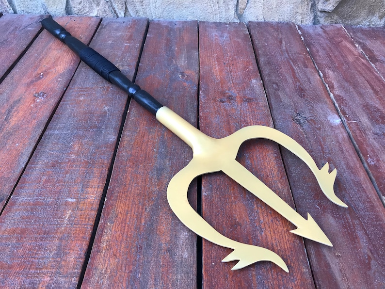 Engraved Trident, Custom Trident, Neptune Trident, Trident, Poseidon ...