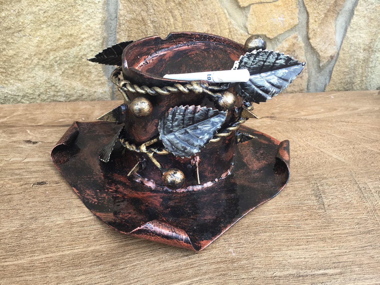 Hand Forged Ashtray Ash Tray Iron Ash Tray Iron Ashtray | Etsy