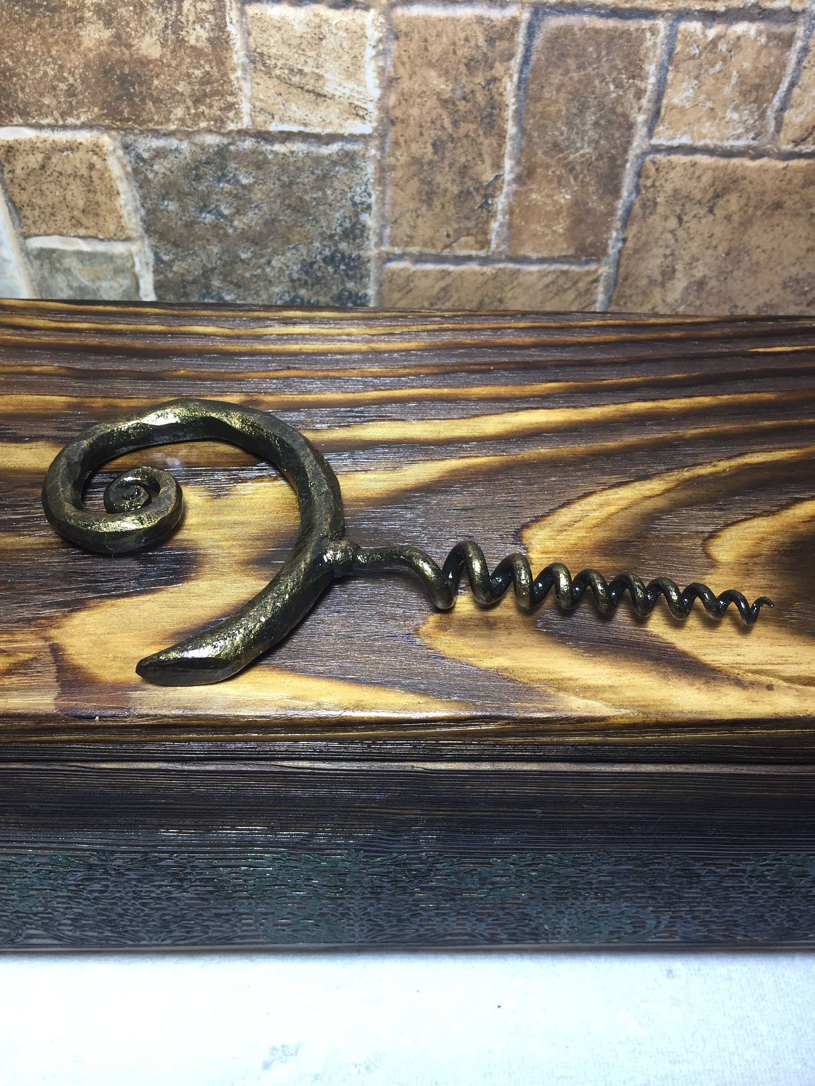 Corkscrew Handforged Corkscrew Wrought Iron Corkscrew Iron - Etsy