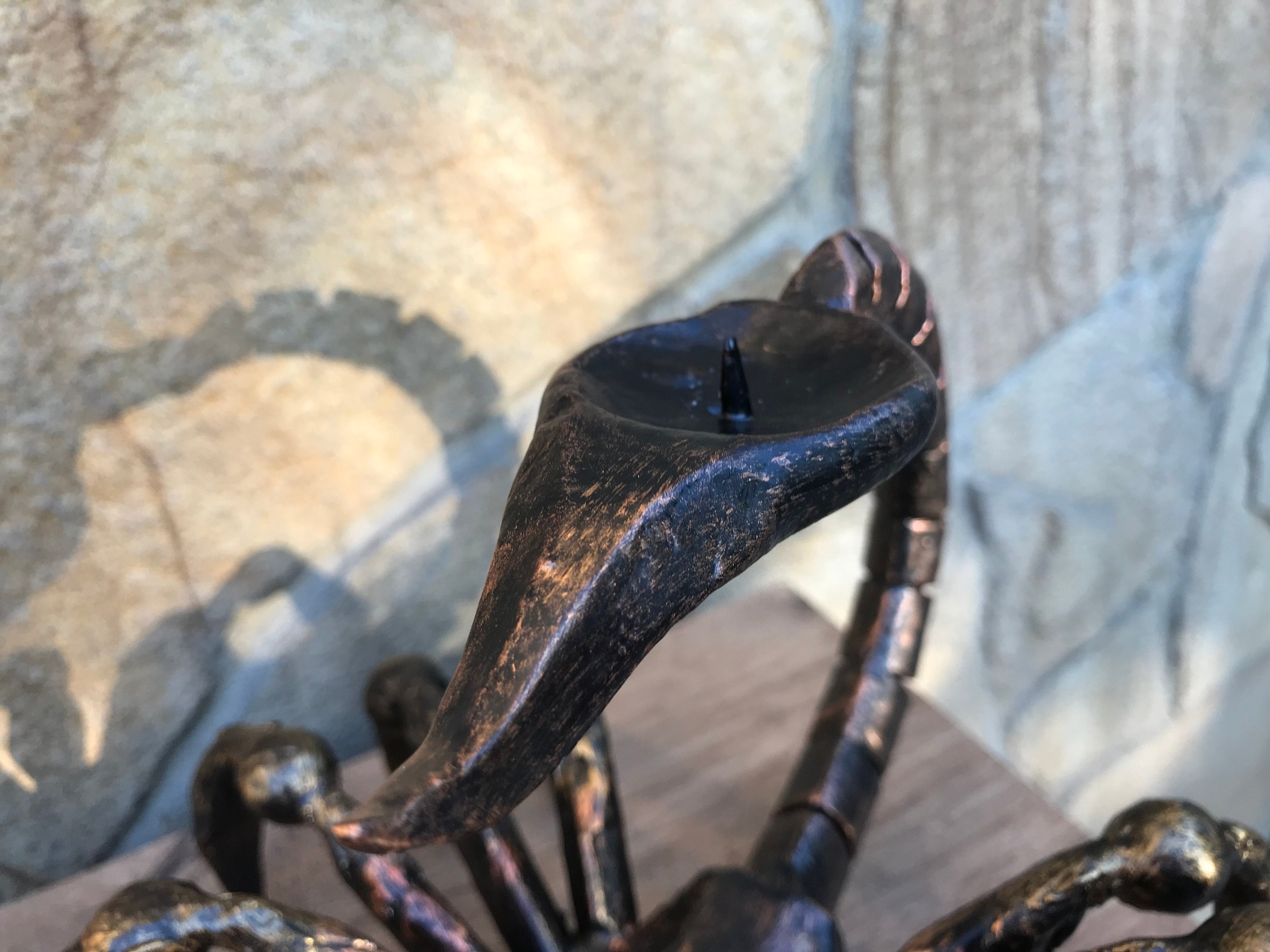 Halloween Figurine Forged Scorpion Iron Scorpion Metal - Etsy