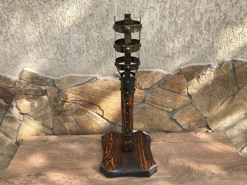 Viking Lantern Viking Torch Viking Lamp Hand Forged Lamp | Etsy