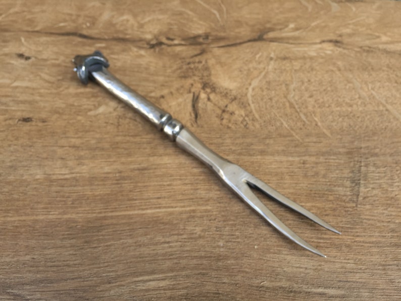 Stainless Steel Fork Viking Fork Hand Forged Fork Rustic - Etsy