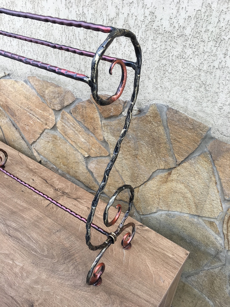 Hand Forged Towel Rack Standing Towel Holder Towel Rack | Etsy