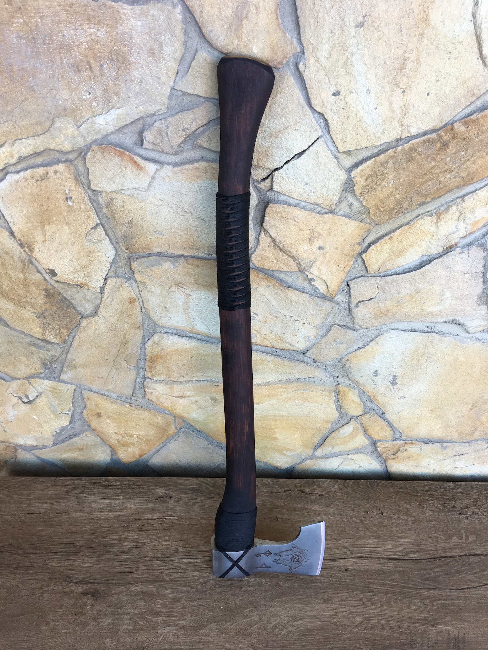 Runes Runic Axe Axe With Runes Personalized Runes Viking - Etsy