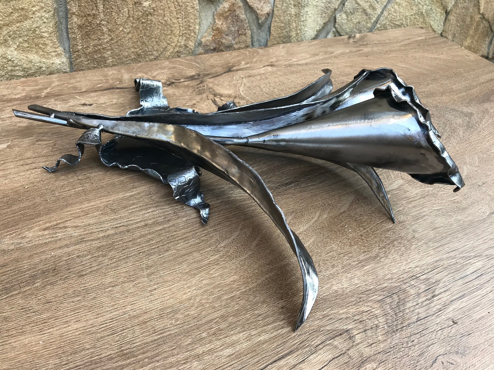 Calla lily iron flower iron anniversary gift Christmas 6th | Etsy