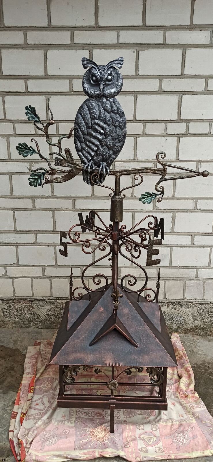 Weather Vane Owl Oak Decor Windvane Vane Wind Vane | Etsy