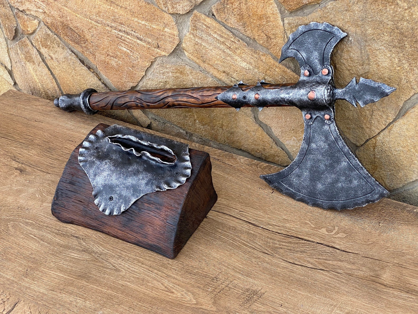 Medieval Axe Decorative Axe Viking Axe Hand Forged Axe | Etsy