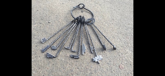 Medieval Key Key Lock Hardware Iron Gift Steel Gift - Etsy