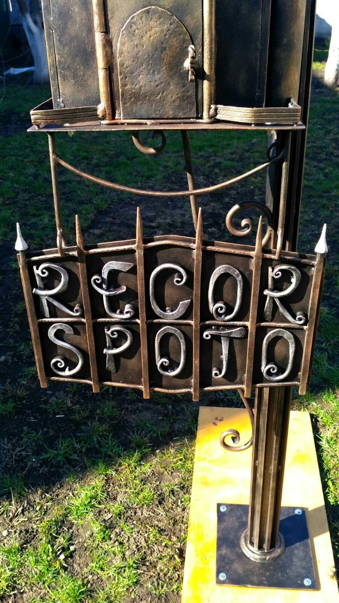 Mailbox castle mailbox post box garden decor yard decor | Etsy